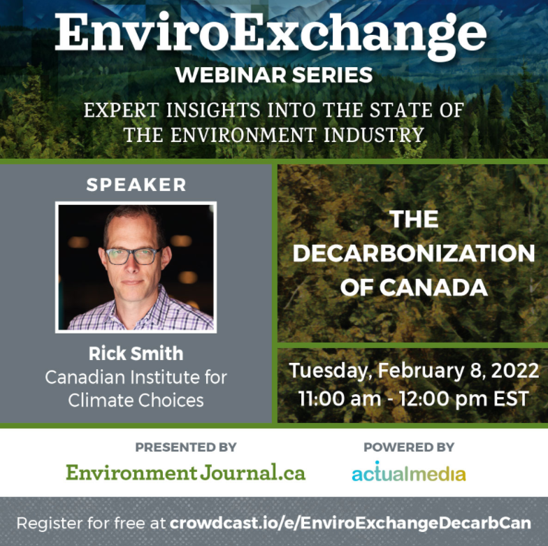 EnviroExchange : The Decarbonization of Canada - Canadian Climate Institute